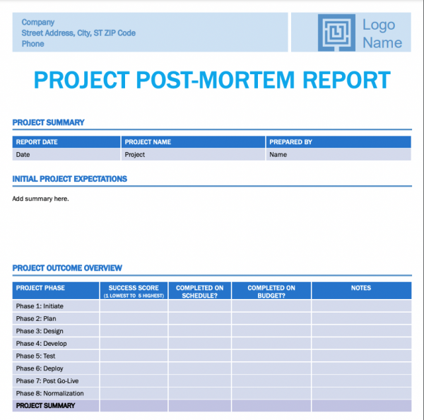 Free Project Plan Template & Tracker with Timeline Schedule – OCM Solution