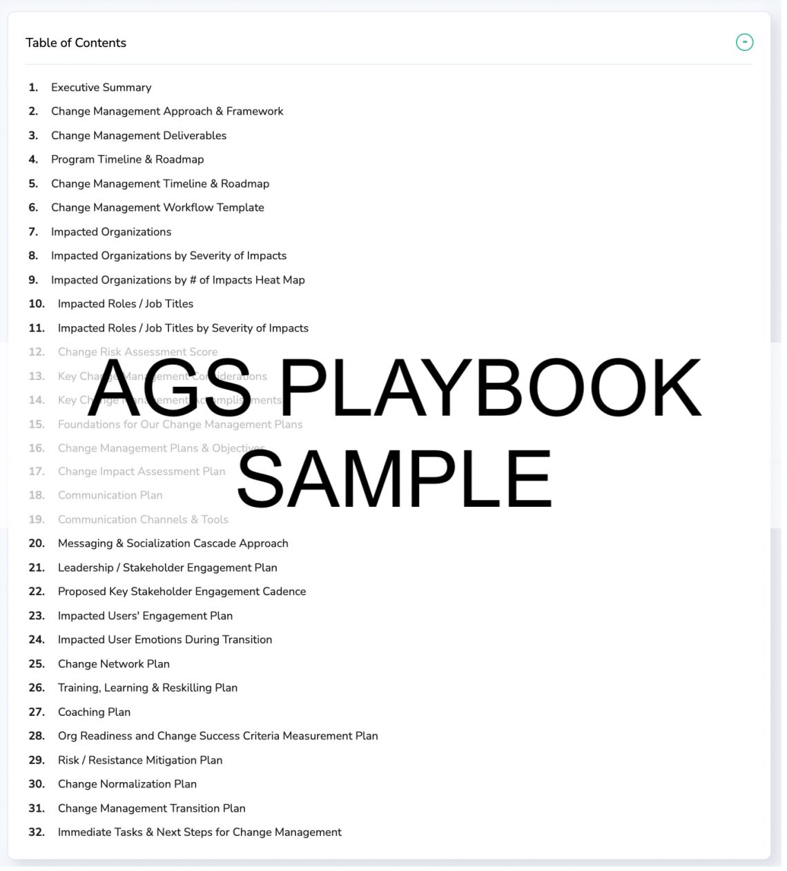 Free Change Management Strategic Playbook | All You Need for Change ...