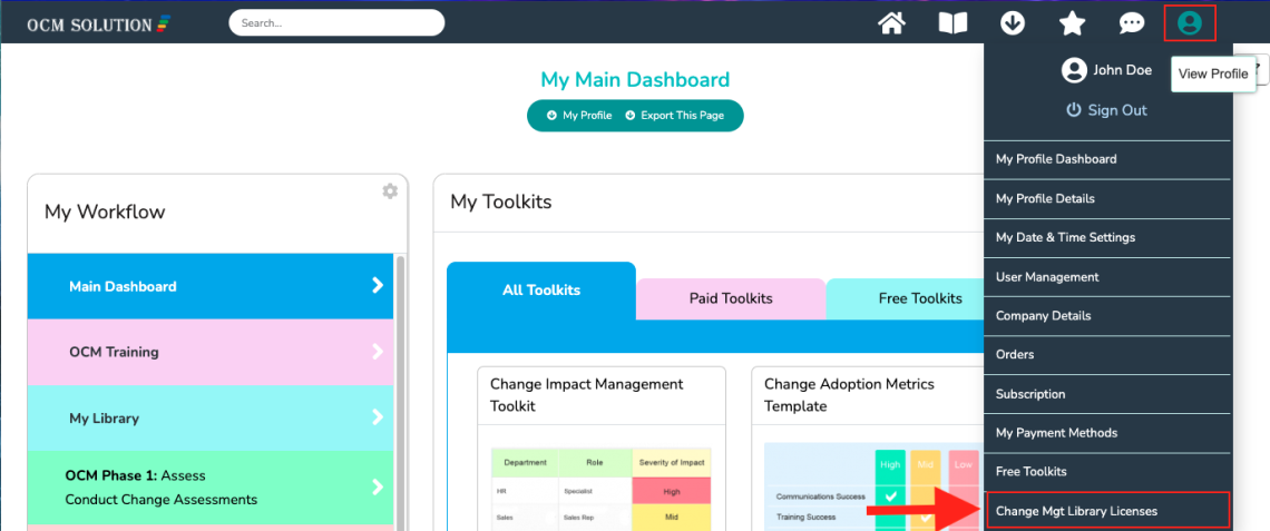 OCM Solution Support & Help Page – OCM Solution