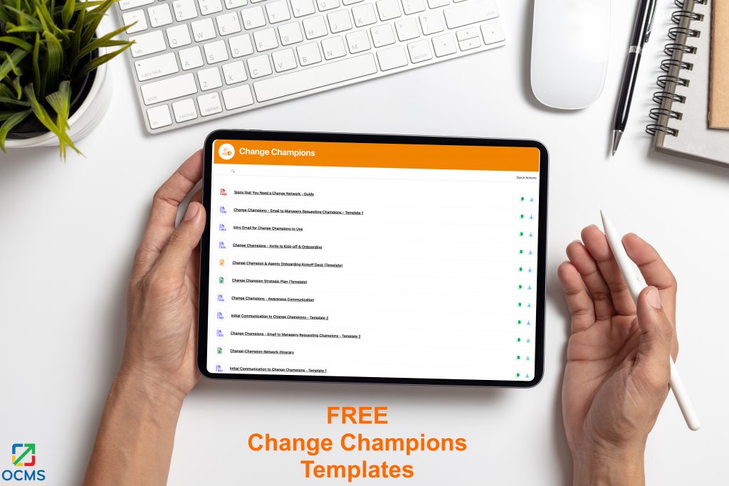 Free 2024 Change Champion Templates & Resources for Change Management ...