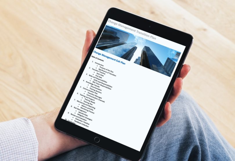 Free 2024 OCM Transition Exit Templates and Change Management Closure ...