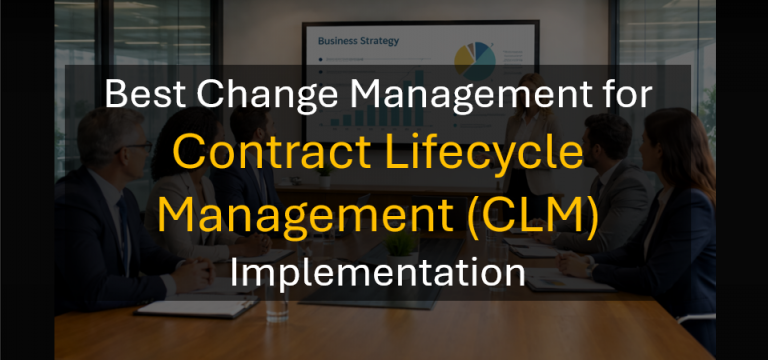 Best Change Management for Contract Lifecycle Management – OCM Solution
